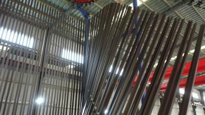 China Aluminum Profile Vertical Powder Coating Line 6000mm 380V CE Certified Anodizing Equipment for sale