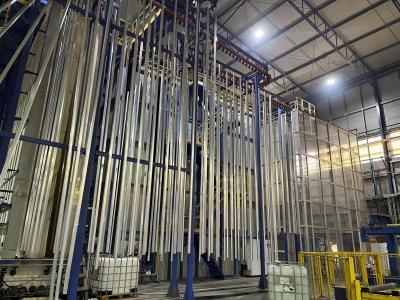 China 380V  Vertical Powder Coating Line With Automatic System With Video-going Inspection for sale