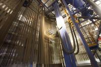 China Vertical Powder Coating Line for Aluminum Profiles 7000mm LPG Heating System for sale