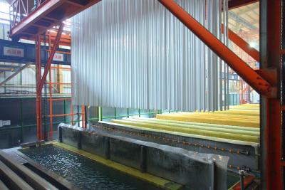 China Customized Capacity Space Alulminium Profile Surface Treatment Equipment Vertical Anodizing Production Line for sale