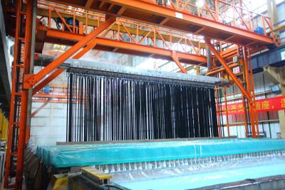 China High Efficiency Save Space Full Aluminium Profiles  Anodizing Production Line for sale
