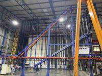 China SUS Metal Spray Booth Vertical Powder Coating Line for Aluminum Profile 400m2/T for sale