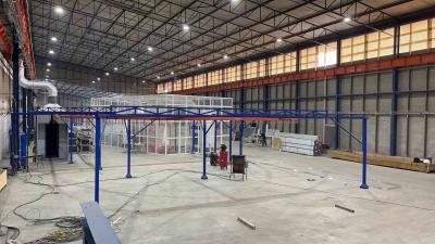 China CE Certified Vertical Powder Coating Line for Aluminum Profiles 380V 50Hz for sale