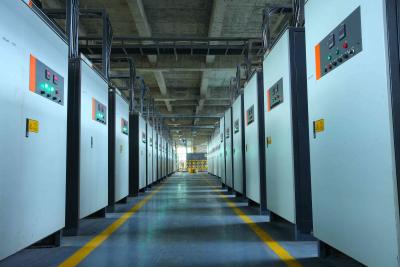 China Vertical Anodizing Production Line 3000 Ton per Month Aluminum Profile Coloring Rectifier Console for sale