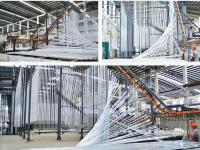 China CE Certified Vertical Powder Coating Line for Aluminium Profiles 380V 50Hz Custom Voltage for sale
