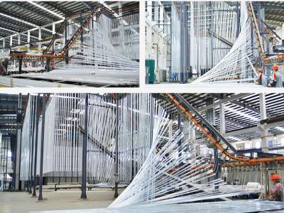 China CE Certified Vertical Powder Coating Line for Aluminium Profiles 380V 50Hz Custom Voltage for sale