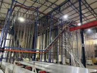 China Vertical Powder Coating Line for Aluminum Profiles 7m Length 380V 50Hz for sale