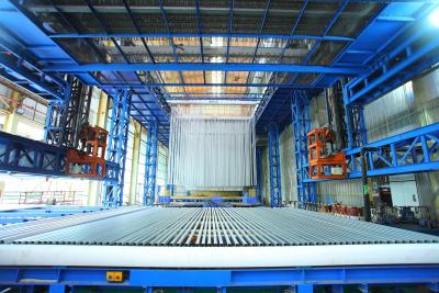 China Full-automatic  Or Manual CE Certification Vertical Anodizing Production Line For Aluminum Profiles Surface Treatment for sale