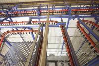 China First-Class Spraying Booth Customized Capacity VerticalPowder Coating Line For Aluminium Profiles for sale