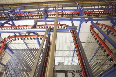 China First-Class Spraying Booth Customized Capacity VerticalPowder Coating Line For Aluminium Profiles for sale