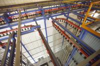 China CE Certification PP Spraying Booth Customized Voltage Full-automatic Vertical Powder Coating Line For Aluminium Profiles for sale