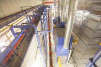 China Vertical Powder Coating Line for Aluminum Profile 380V 50Hz SUS Metal Spray Booth for sale