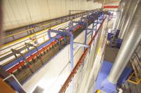 China Vertical Powder Coating Line For Aluminum Profiles With Standard Surface Area 400m2/T for sale