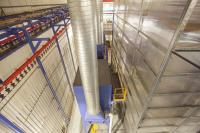 China Adjustable Conveyor Speed Vertical Powder Coating Line With Standard Surface Area 400m2/T for sale
