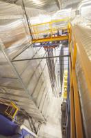 China Automatic Vertical Powder Coating Line for Aluminum Profiles 400m2/T 380V 50Hz for sale