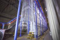 China Full-automatic Spraing Gun Adjustable Chain Speed Vertical Powder Coating Line With Standard Surface Area 400m2/T for sale