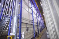 China Adjustable Chain Speed Customized Voltage Space Vertical Powder Coating Line With Standard Surface Area 400m2/T for sale
