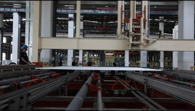China Vertical Anodizing Line 3000 Ton per Month Electrophoresis Coloring Curing Aluminum Surface Treatment System for sale
