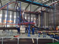 China Vertical Powder Coating Line for Aluminum Profiles 400m2/T Electrostatic Spraying for sale