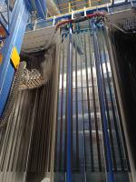 China Vertical Powder Coating Line for Aluminum Profile 400m2/T Electrostatic Spray Booth for sale