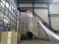 China Vertical Powder Coating Line 380V for Aluminum Profiles 400m2/T Automatic Spray Booth for sale