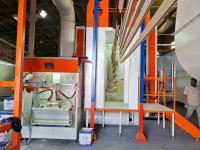 China Horizontal Powder Coating Line for Aluminum Profiles with 400m²/T Surface Area and 1.2m/min Conveyor Speed for sale