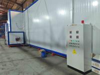 China Horizontal Powder Coating Line for Aluminum Profiles - 7000mm Length Capacity, 670 Tons/Month Output for sale