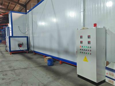 China Horizontal Powder Coating Line for Aluminum Profiles - 7000mm Length Capacity, 670 Tons/Month Output for sale