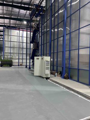 China 380V Vertical Powder Coating Line for Aluminum Profiles Custom Space Configuration 7000mm for sale