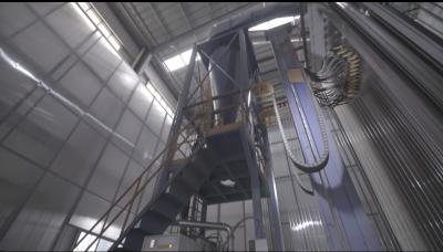 China Vertical Powder Coating Line for Aluminium Profile 7000mm 380V 50Hz Automatic for sale