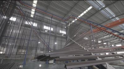 China Vertical Powder Coating Line Aluminium Profile Treatment Equipment for sale
