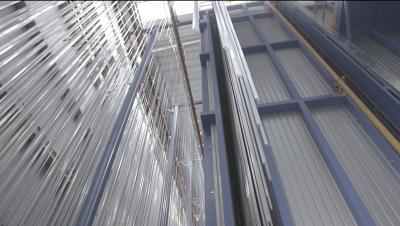 China Vertical Powder Coating Line 380V 50Hz for Aluminum Profiles Customized Space Configuration for sale