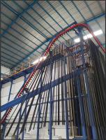 China Full Automatic Vertical Powder Coating Line for Aluminum Profiles 7000mm Length 380V for sale
