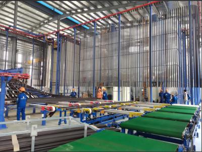 China Vertical Powder Coating Line for Aluminum Profiles 380V 50Hz Energy Supply for sale