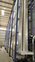 China Vertical Powder Coating Line for Aluminum Profiles 7000mm LPG Heating System Surface Treatment Equipment for sale