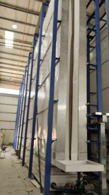 China Vertical Powder Coating Line for Aluminum Profiles 7000mm LPG Heating System Surface Treatment Equipment for sale