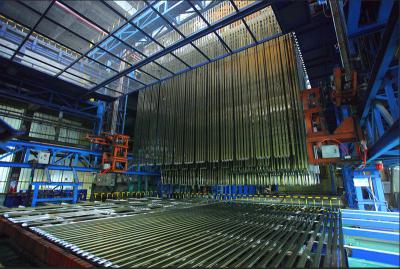 China High Efficiency Photo Electrophoresis Save Space Vertical Anodizing Production Line for sale