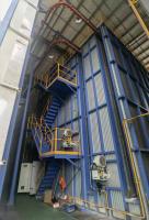 China Vertical Powder Coating Line 7000mm Aluminum Profile Full Automatic Powder Feed Center Spray Tunnel Pretreatment 380V 50Hz for sale