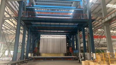 China Large Capacity Vertical Anodizing Line 3000 Ton Per Month Full Automatic Crane for Aluminium Profiles for sale