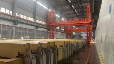 China Full Automatic Vertical Anodizing Line 3000 Ton per Month Aluminum Profile Surface Treatment for sale
