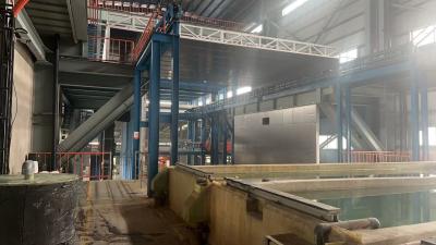 China Full Automatic Vertical Anodizing Line 3000 Ton per Month Aluminium Profile Surface Treatment for sale