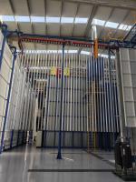 China Automatic Vertical Powder Coating Line for Aluminium Profiles 7000mm Length 380V for sale