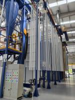 China Vertical Powder Coating Line for Aluminum Profiles with Full-automatic Pretreatment for sale