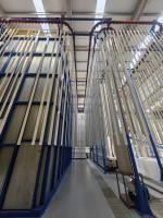 China Full-Automatic Vertical Powder Coating Line for Aluminum Profiles 1.2m/min 380V for sale
