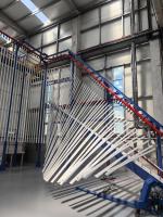 China Vertical Powder Coating Line for Aluminum Profiles - Automatic High Capacity for sale