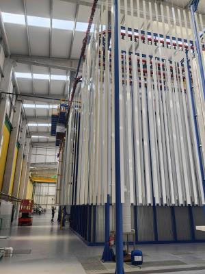 China Vertical Powder Coating Line for Aluminum Profiles - Adjustable Speed for sale