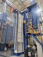 China Vertical Powder Coating Line for Aluminum Profiles 380V 50Hz Automatic Adjustable Speed for sale
