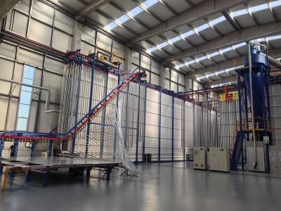 China Vertical Powder Coating Line for Aluminum Profiles - Automatic for sale