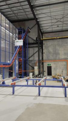 China Save Energy Customized Performance Vertical Powder Coating Line For Aluminium Profiles for sale