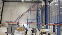 China Full Automatic Vertical Powder Coating Line for Aluminium Profiles 380V 50Hz for sale